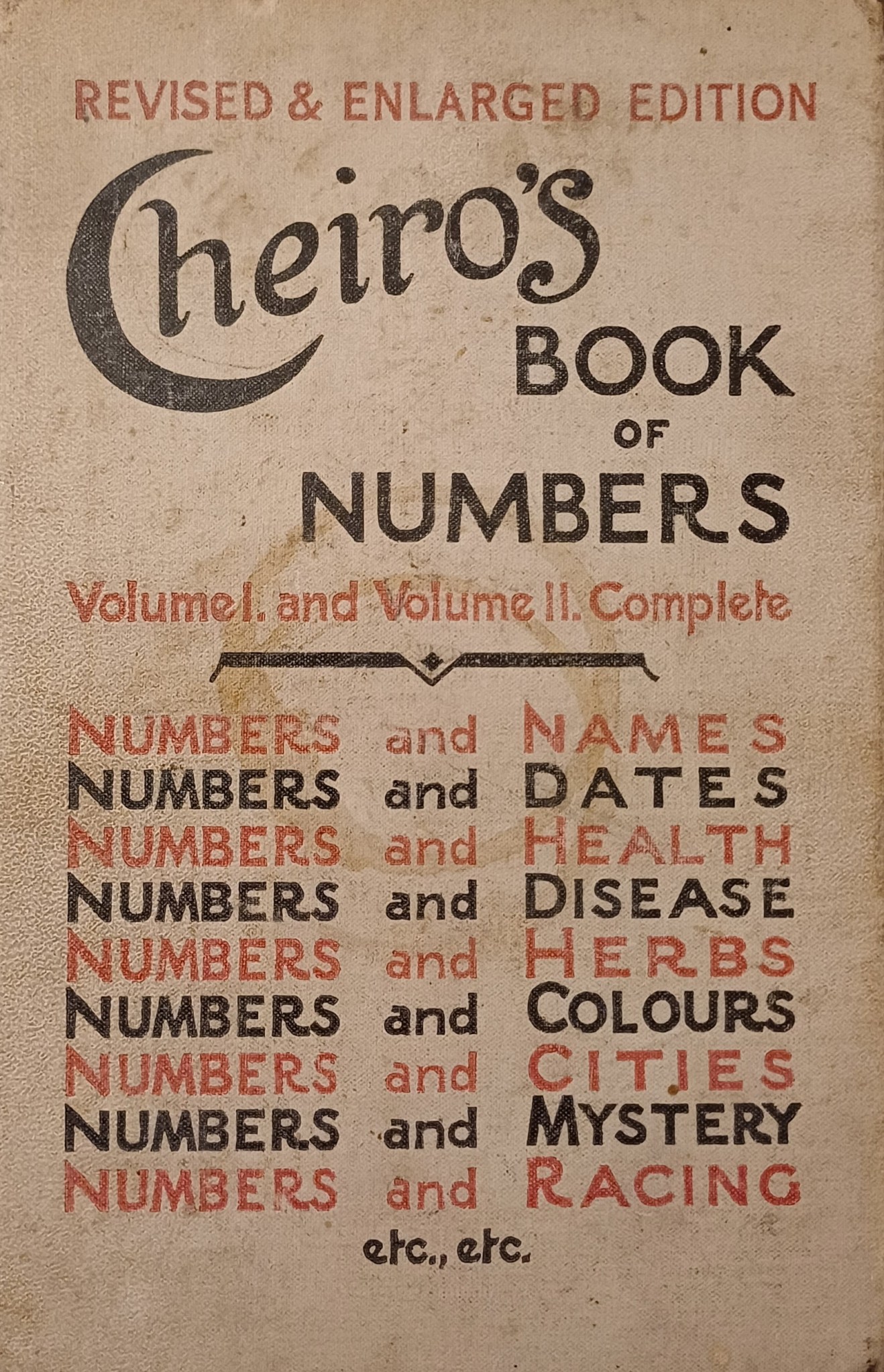 Chaldean Numerologist: Cheiro – The Mystery of Numbers, Luck, Worlds ...